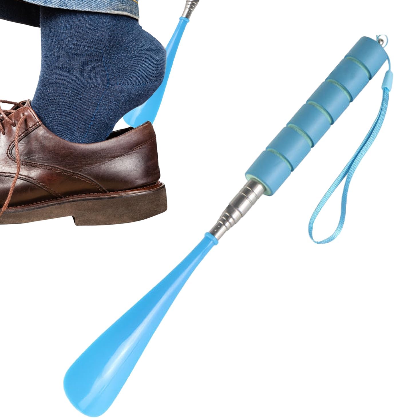 Amazon.com: Generic Metal Shoe Horn, Long Handle Shoe Horn, Adjustable ...