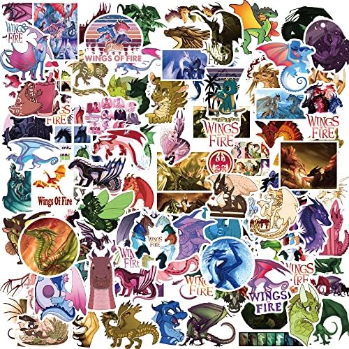 Amazon.com: 110 pcs Wings of Fire Stickers - from Wings of Fire Book 1 ...