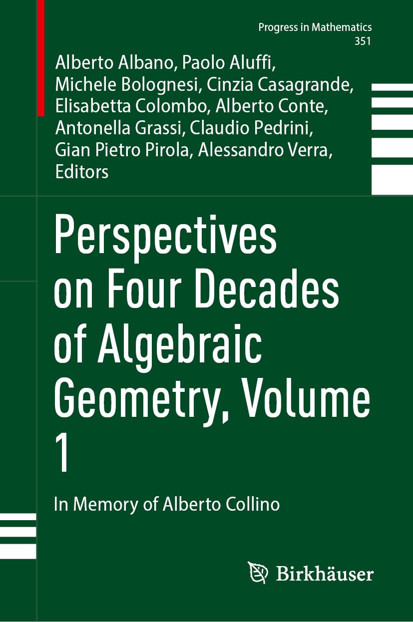 Amazon.com: Perspectives on Four Decades of Algebraic Geometry, Volume ...