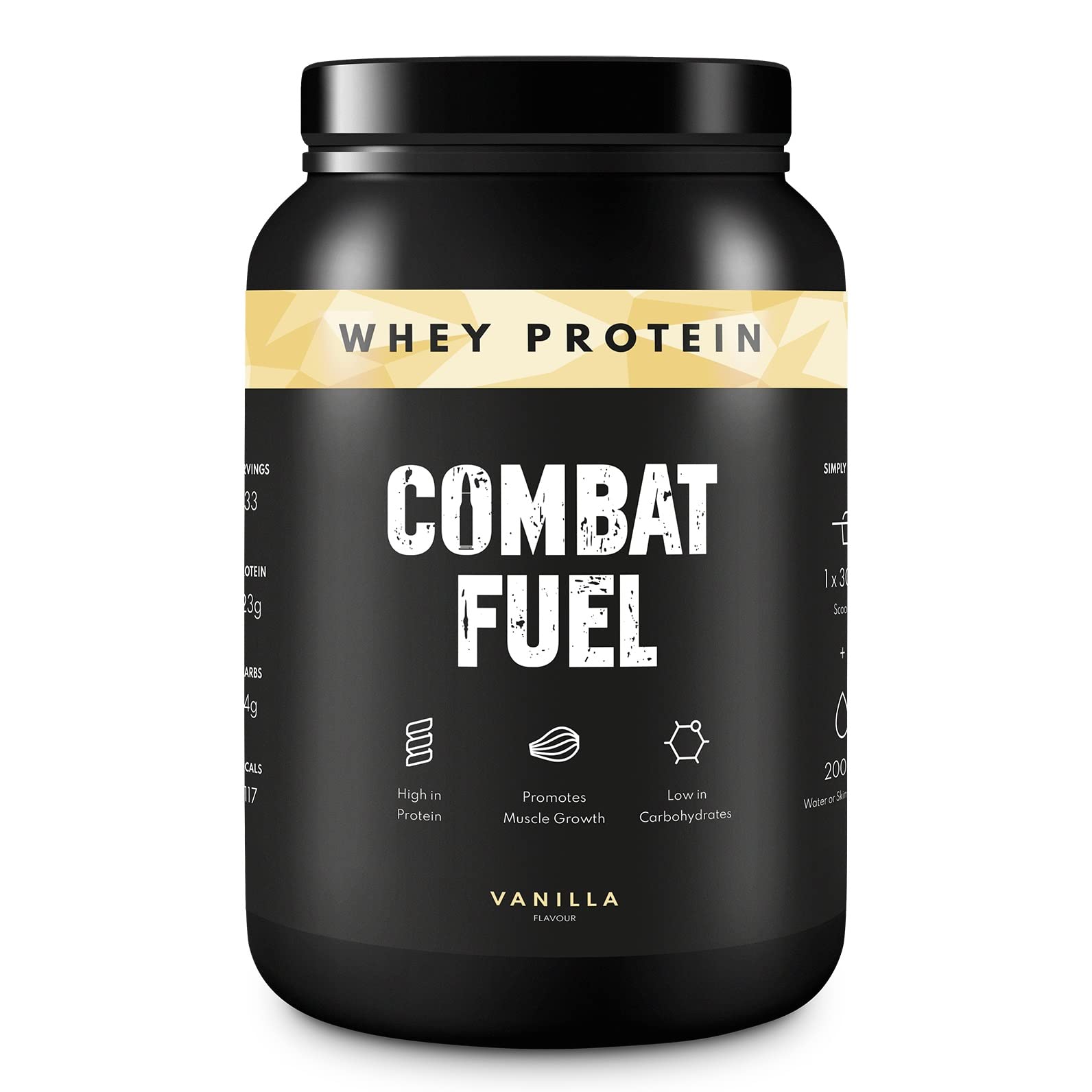 Buy Combat Fuel Premium Whey Protein Shake Powder I 100% Safe I Muscle ...