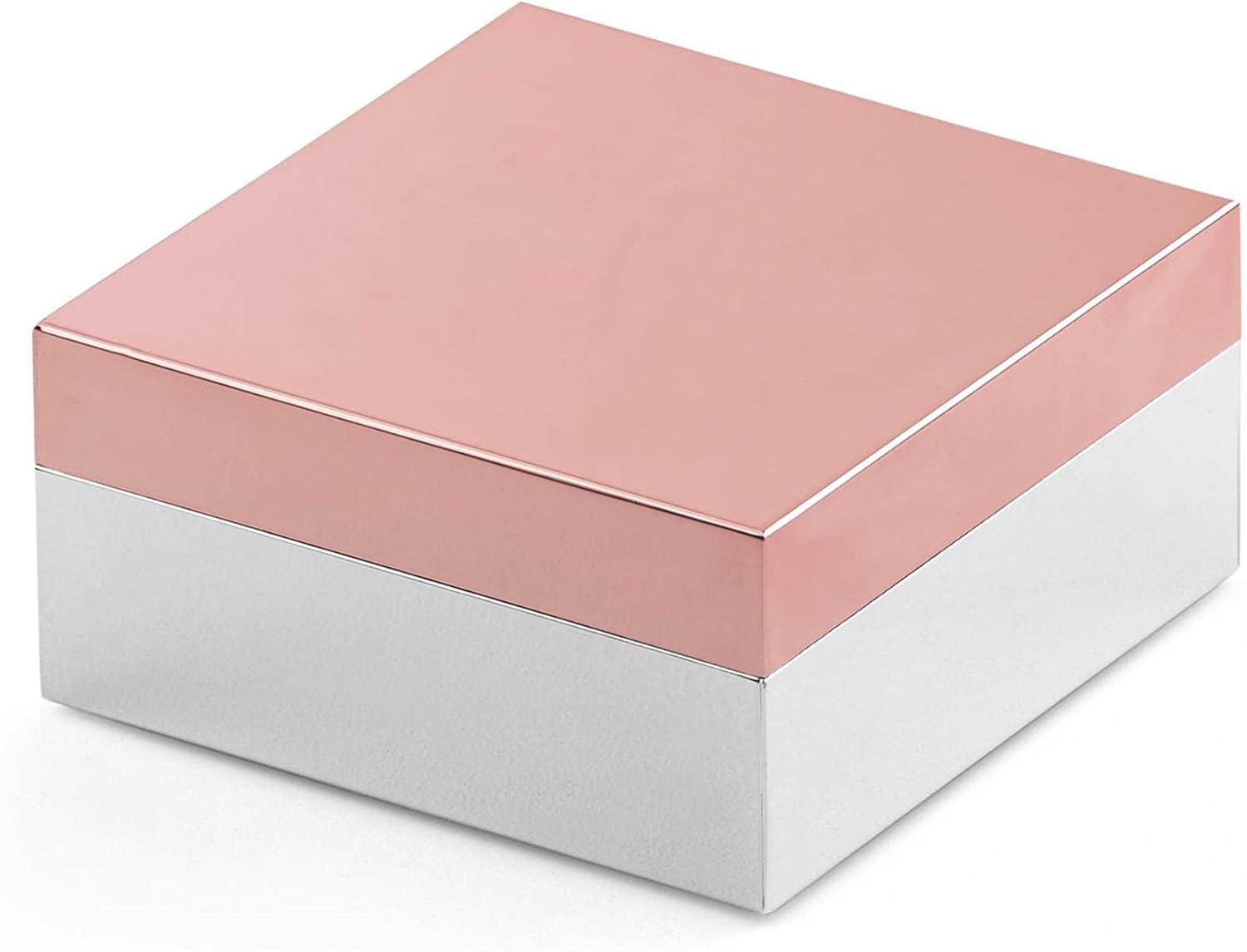 Amazon.com: Kate Spade New York Rosy Glow Keepsake Box, Silver-Plated ...