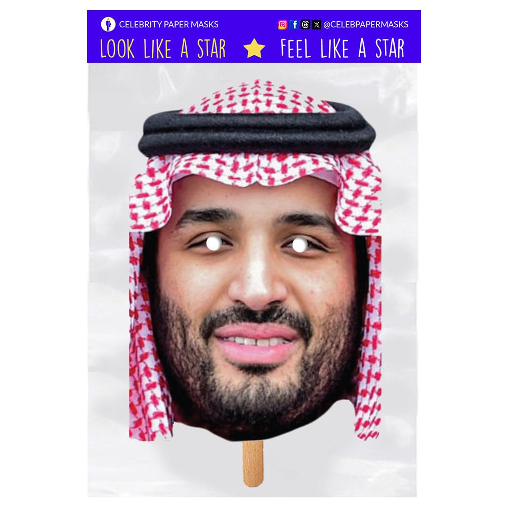Prince Mohammed Bin Salman Mask Celebrity Masks Crown Prince Of Saudi ...