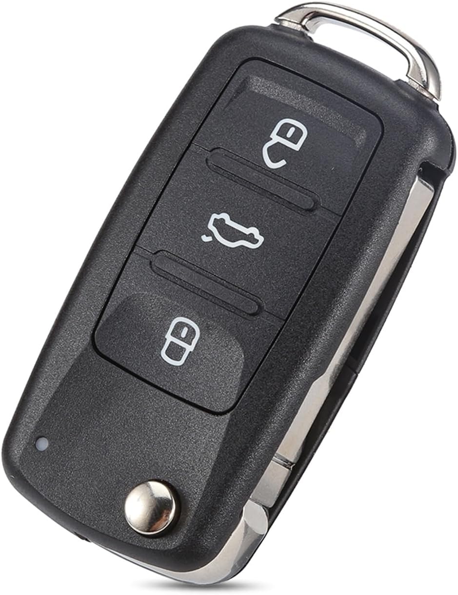 Kelay Vw Key Fob Case Replacement For Vw Polo Seat Golf Skoda Mk6 ...