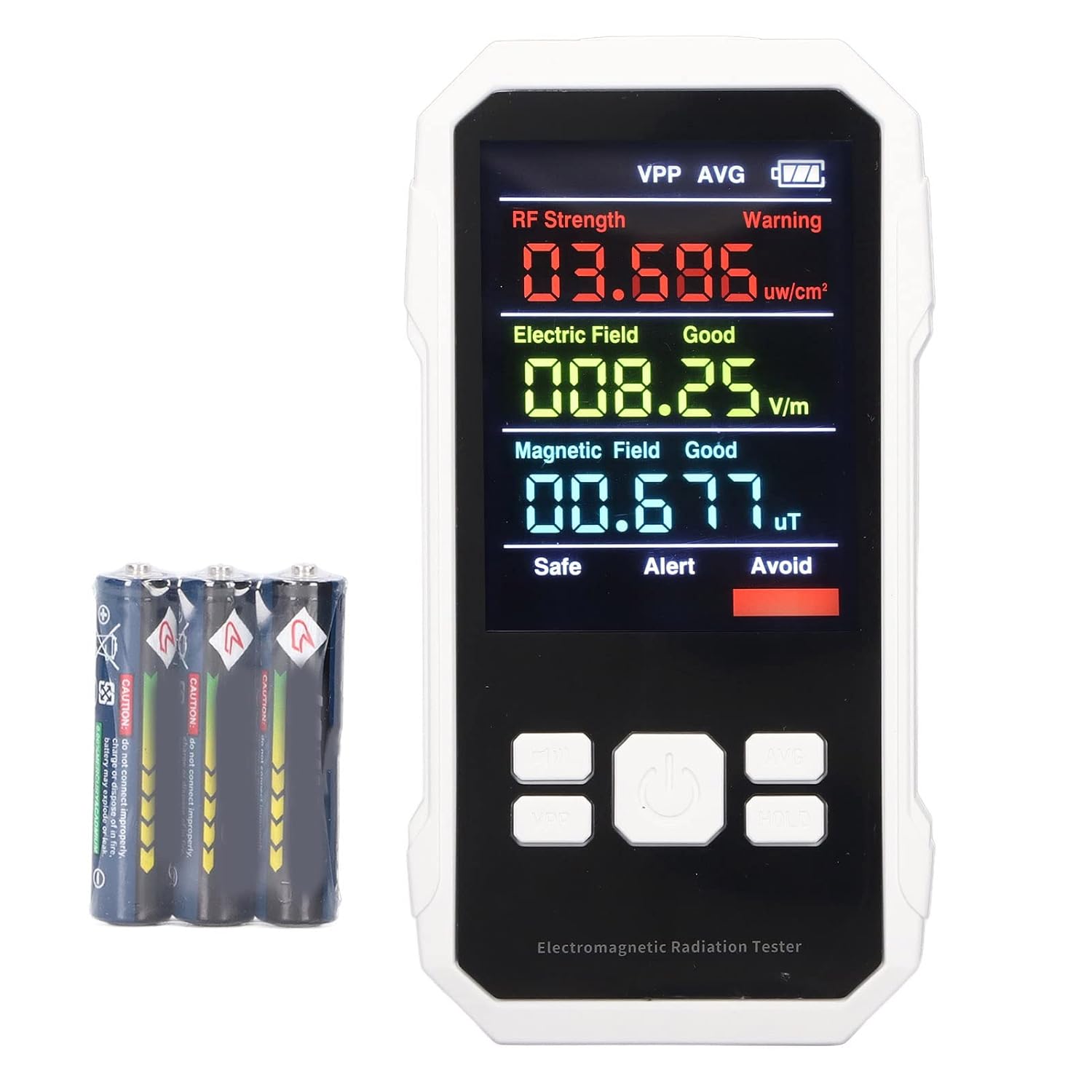 Handheld Radiation Detector, Digital Counter Dosimeter RF Radiation ...
