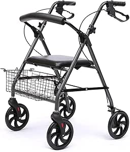 Amazon.co.jp: Walker Walker Shopping Cart Folding Portable Four Wheel ...