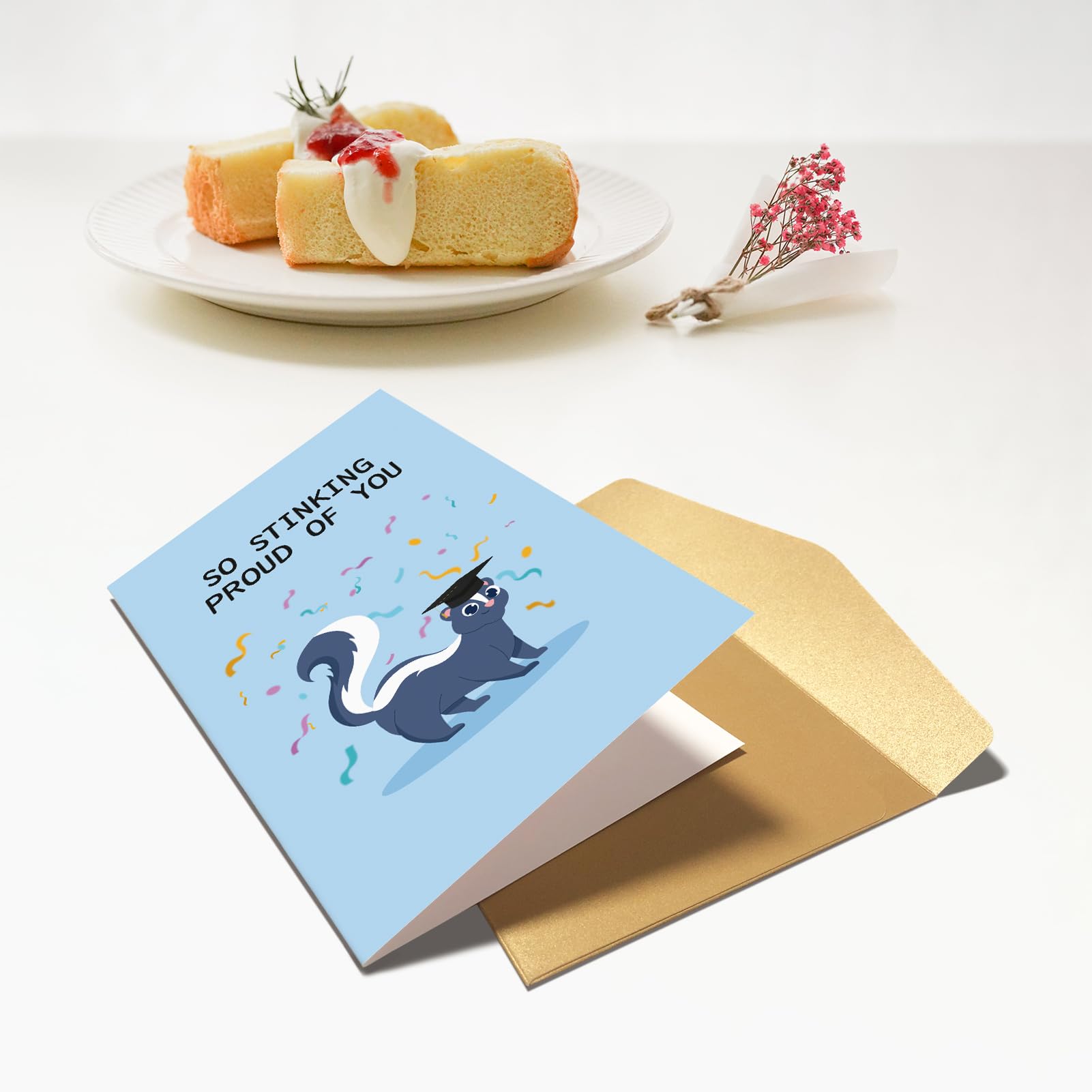 Snapklik.com : Funny Skunk Graduation Card, So Stinking Proud Of You ...