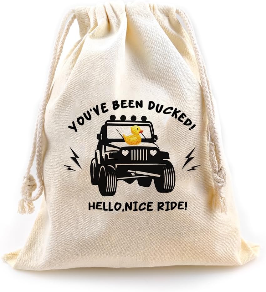 Amazon.com: LANBAIHE You've Been Ducked | Duck Duck bag | Rubber Duck ...