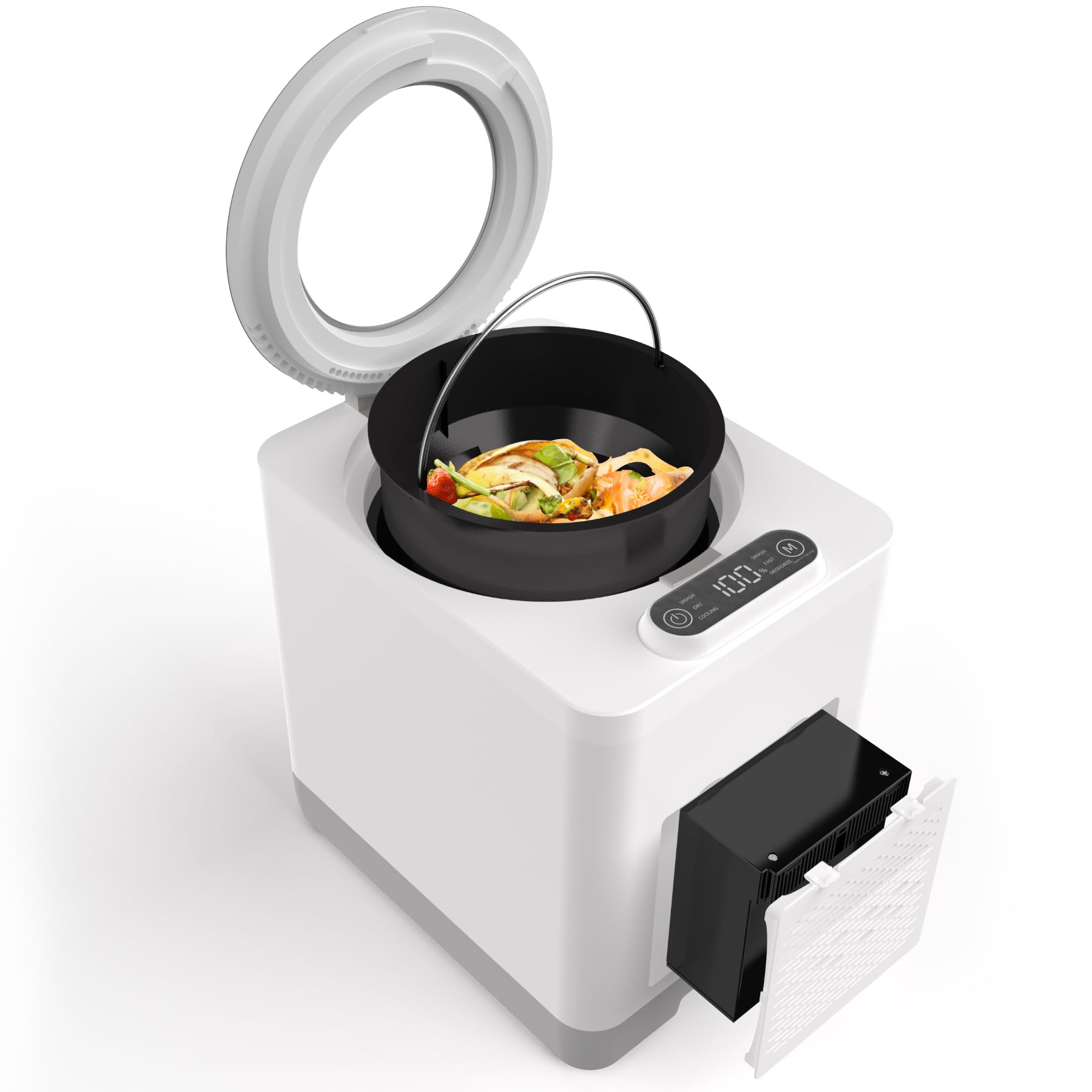 Amazon.com : MIDIT 3.8L Electric Kitchen Composter, Smart Countertop ...