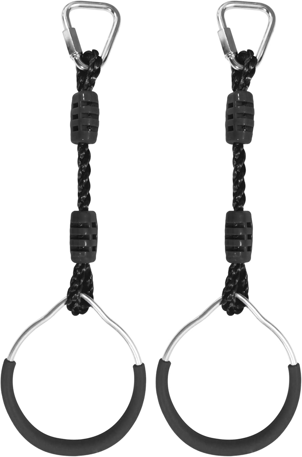 Amazon.com : Hanging Ninja Gymnastic Ring Swing Monkey Bar Climbing Bar ...