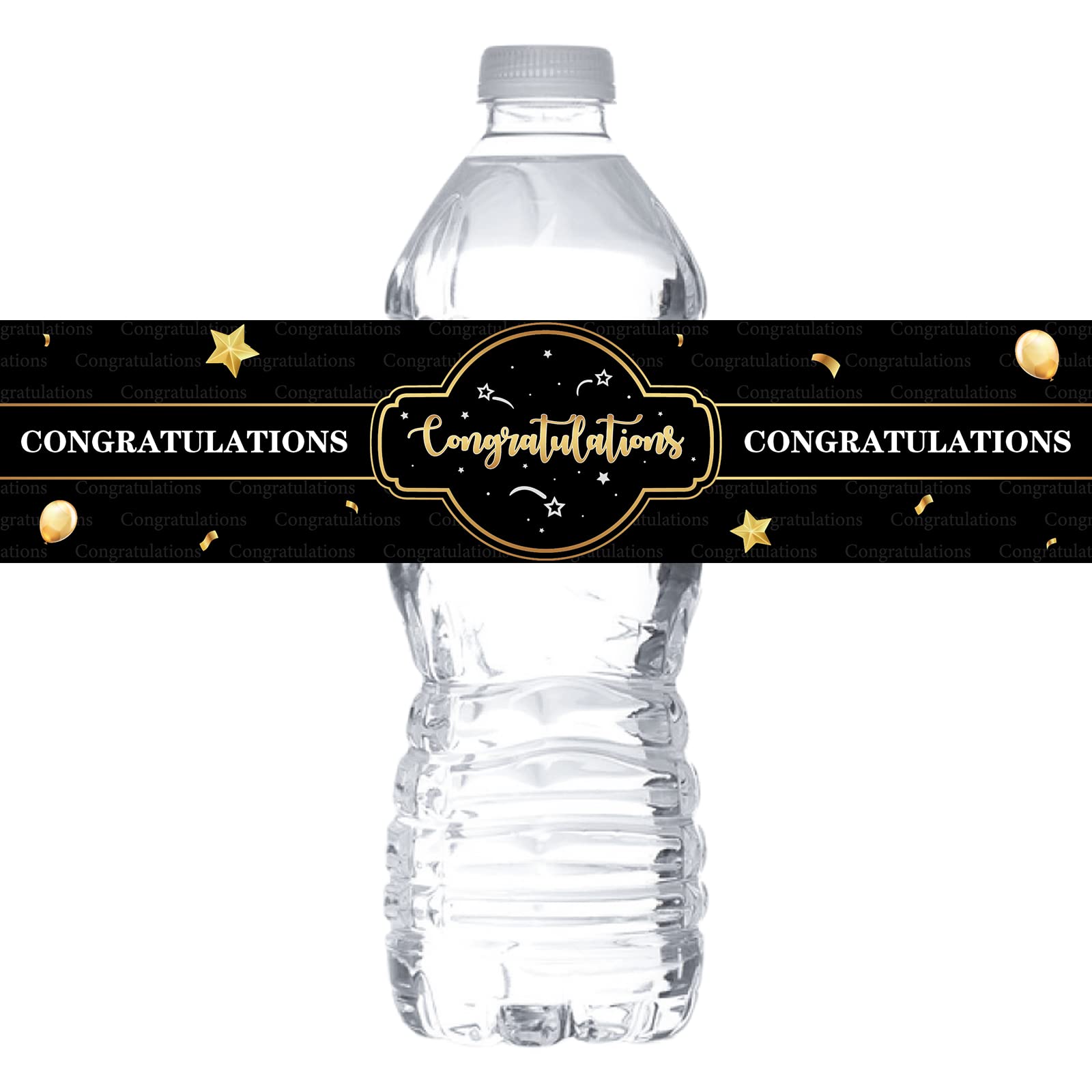 Amazon.com: MonMon & Craft Congratulations Water Bottle Labels Stickers ...