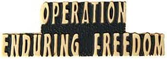 Amazon.com: Operation Enduring Freedom Lapel or Hat Pin : Clothing ...