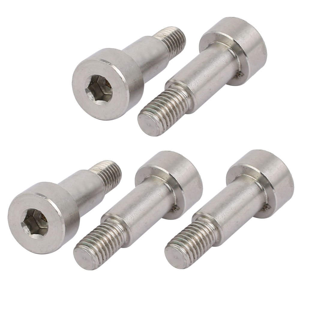 Amazon.com: uxcell 304 Stainless Steel Hex Socket Shoulder Bolt 10mm ...