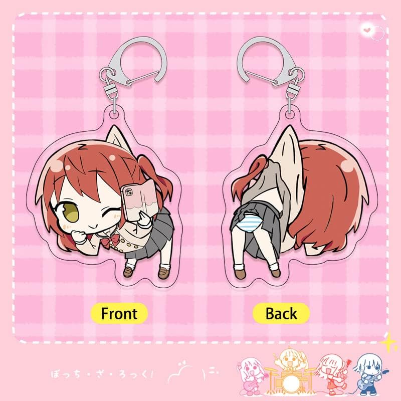 Ealipoi Bocchi the Rock Keychain Anime Hiroi Kikuri Keychains Nijika ...