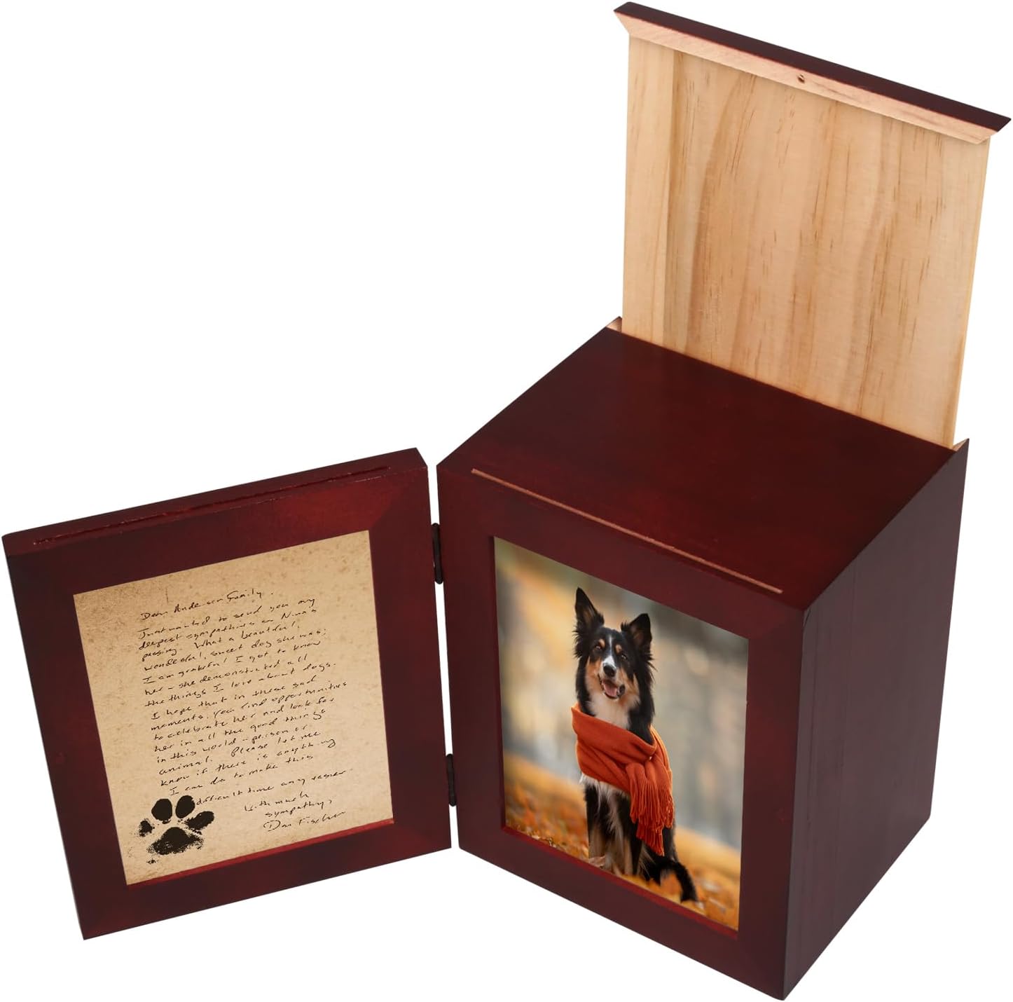 Amazon.com : KAASTHA Pet Cremation Box,Wooden Pet Cremation Urns,Pet ...