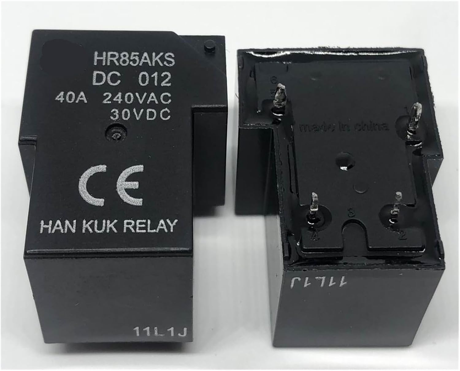 Amazon.com: VRINO 1PCS HR85AKS DC012 (T90-1A-4P-12V-40A) Relay 4pins : Industrial & Scientific