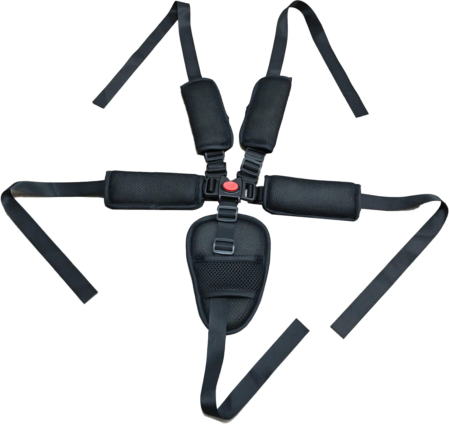 Amazon.com: Universal 5 Point Adjustable Harness Seat Belt Stroller for ...