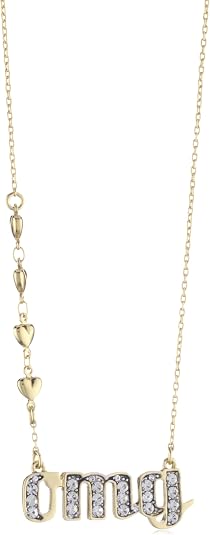 Amazon.com: Juicy Couture OMG! Gold OMG Necklace: Clothing, Shoes & Jewelry