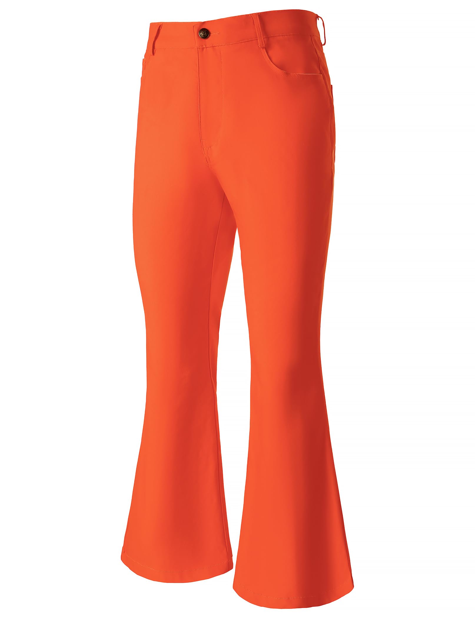 Snapklik.com : Mens Bell Bottom Pants 70s Disco Outfits Slim Fit Retro ...