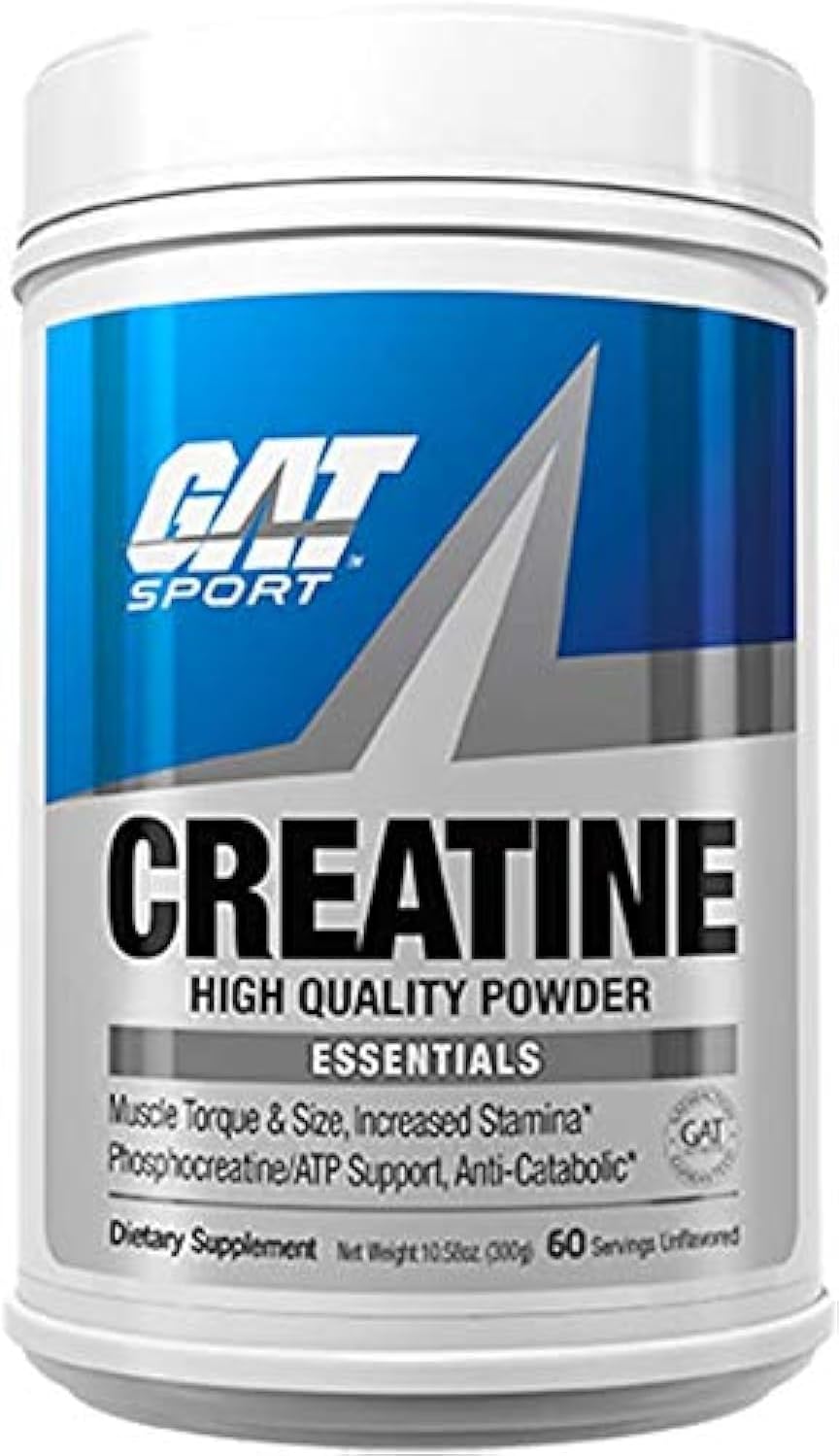 Amazon.com: GAT SPORT Creatine Monohydrate Powder, Strength, Brain ...