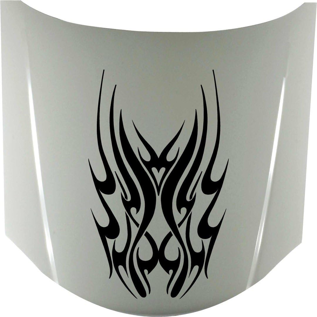 Amazon.com - Tribal Flame Car Decals Hood Decal Vinyl Sticker Auto ...