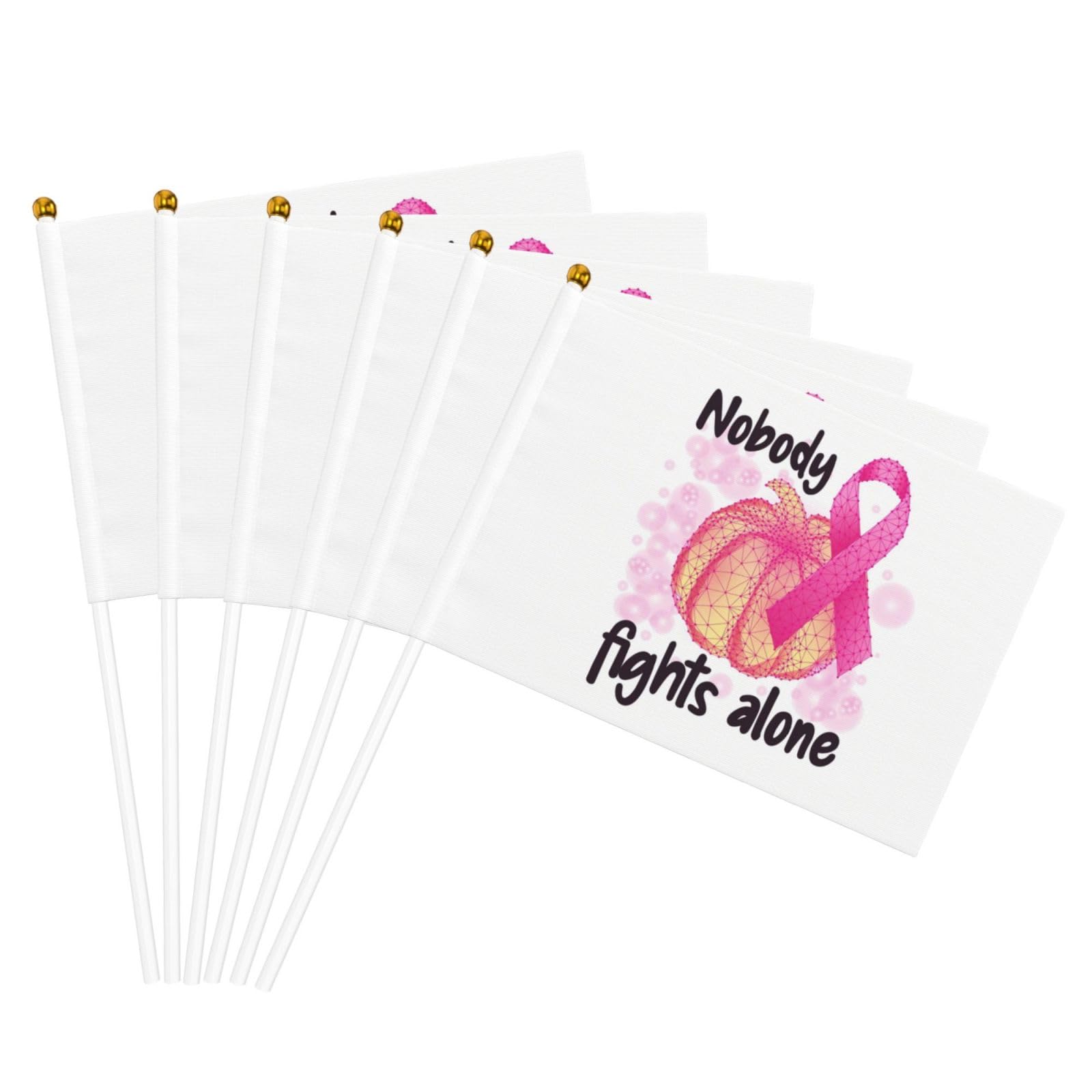 Buy Cancer Awareness Small Mini s Hand Held Festival Stick Party ...