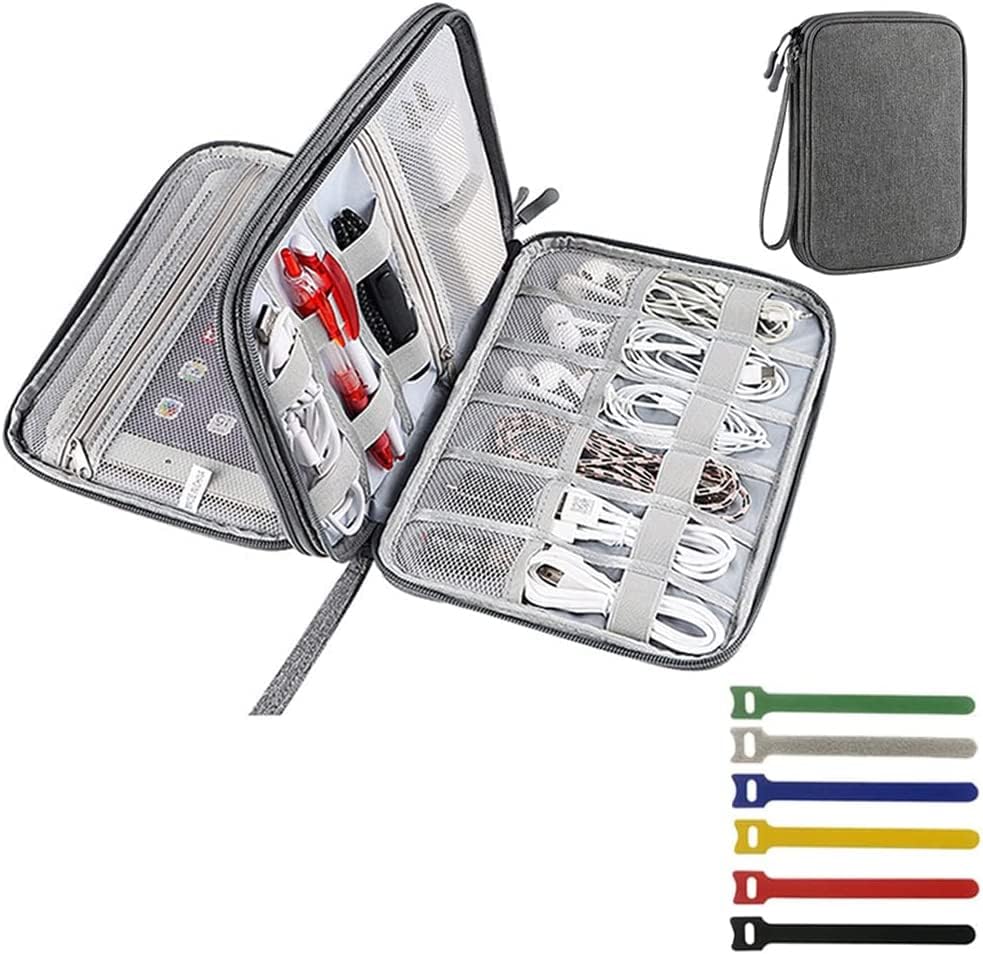 Amazon.com: Fxkoolr Electronic Organizer Large Travel Cable Organizer ...