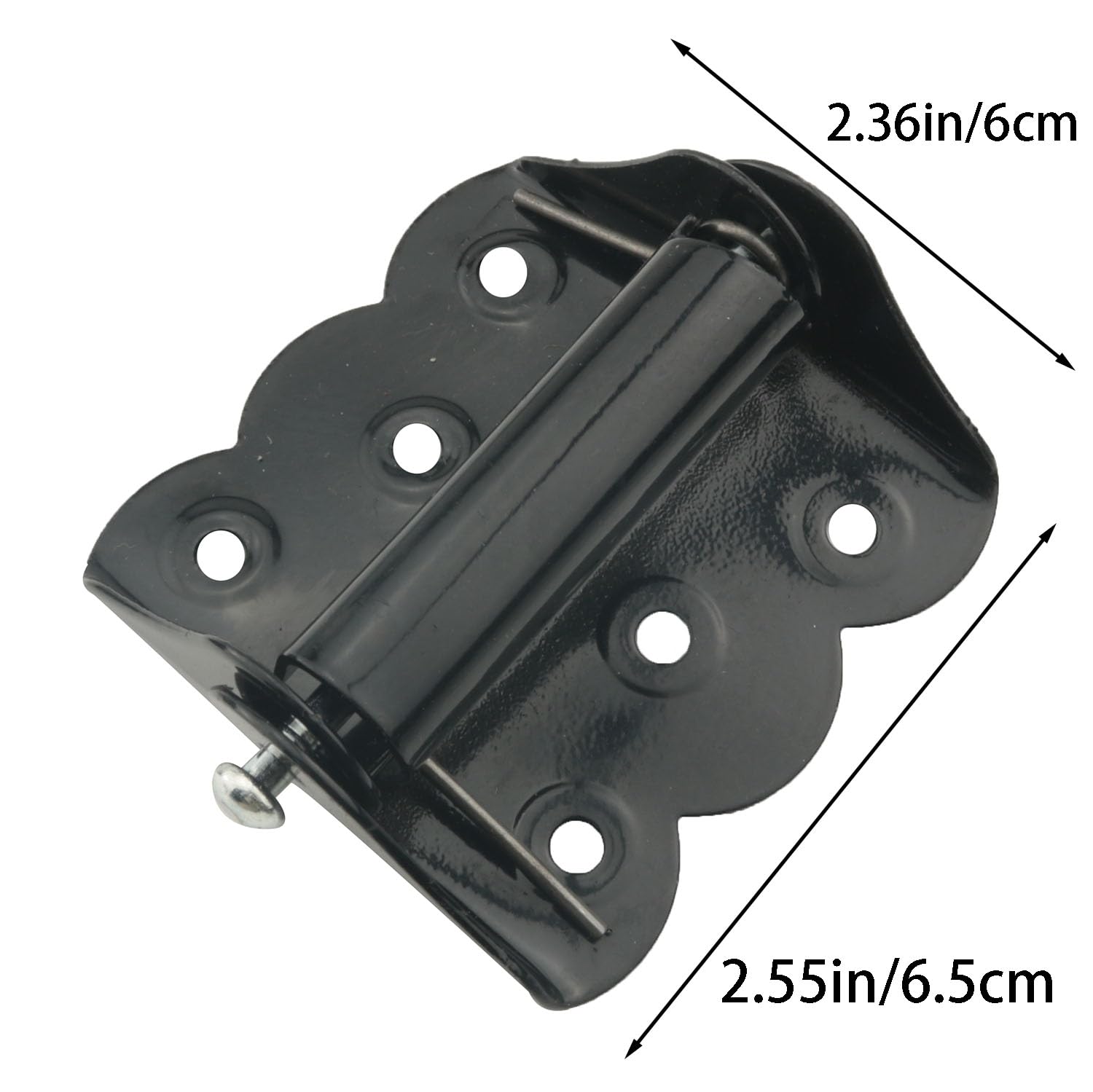 Snapklik.com : WELWIK 2PCS Black Metal Door Spring Hinge 2-3/4 Inch ...