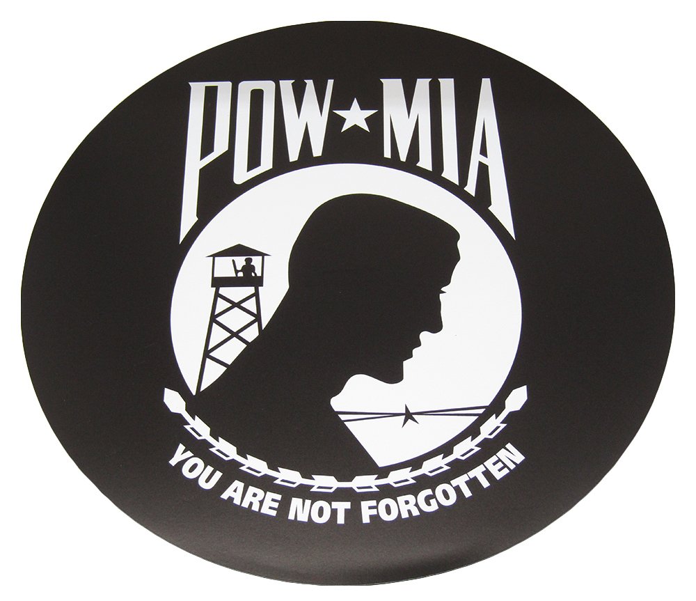 Amazon.com: AES U.S. POWMIA POW MIA Circular 12" Inch Magnet (Car ...