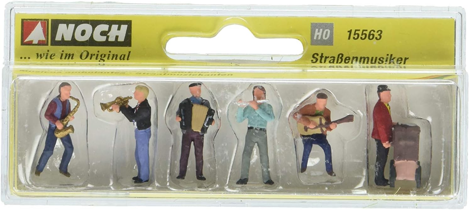Amazon.com: NOCH H0 Scale Figures Street Musicians 6 Pack (Music Theme ...