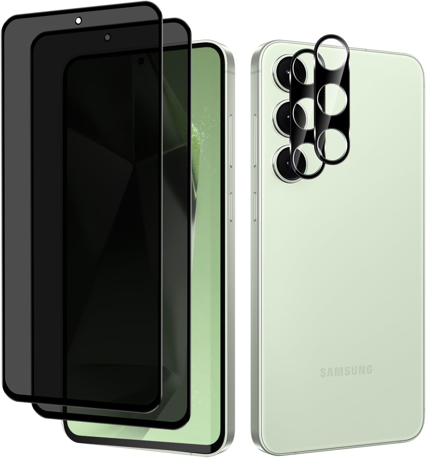 Amazon.com: WYQLTD 2 Pack for Samsung Galaxy S24 FE Privacy Screen ...