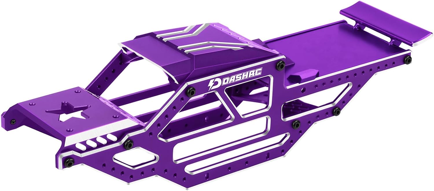 Amazon.com: DashRC SCX24 Warthog LCG Chassis Frame Kit, Aluminum Body ...