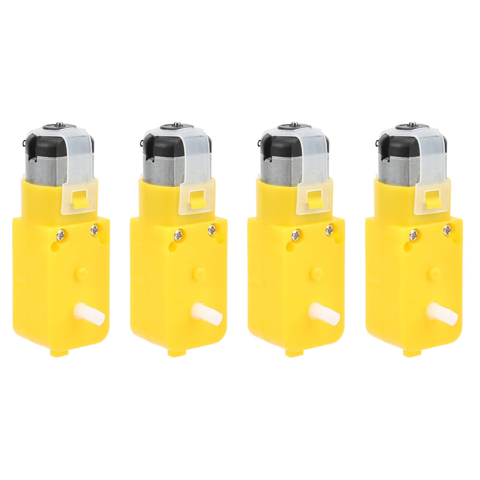 Buy TT Motor, Dual Shaft Geared DC 3‑12V Red Copper TT Electric Motor ...