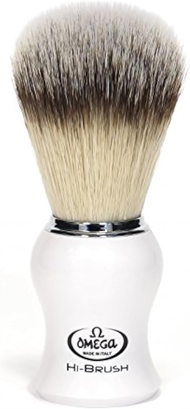 Amazon.com: Omega Hi Brush Synthetic Shaving Brush - Classic Handle ...