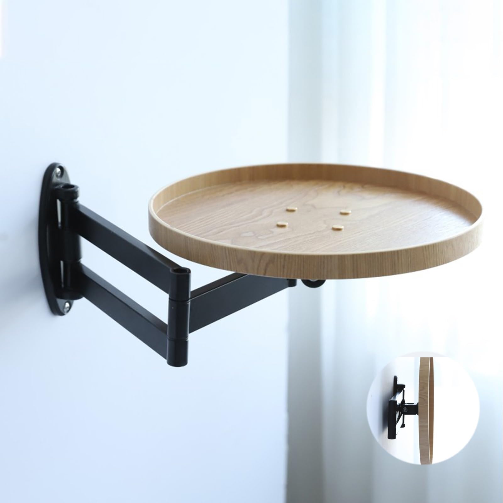 Amazon.com: Wall-Mounted Small Desk Table 11.8in Fold Down Table ...