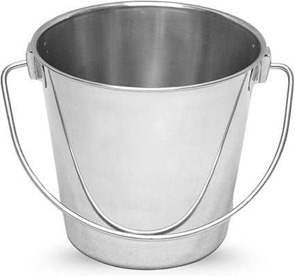 Amazon.com: AASPIRE PETS 4 quart Heavy Duty Stainless Steel Round ...
