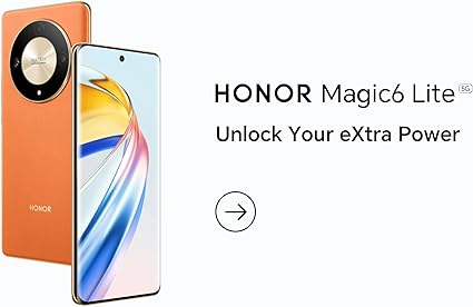 Amazon.com: HONOR Magic6 Lite Dual-SIM 256GB ROM + 8GB RAM (Only GSM | No CDMA) Factory Unlocked ...