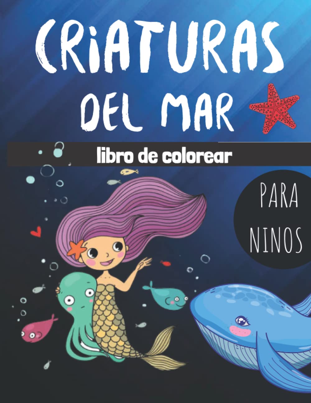 Buy Criaturas Del Mar libro de colorear para niños: Animales del océano ...