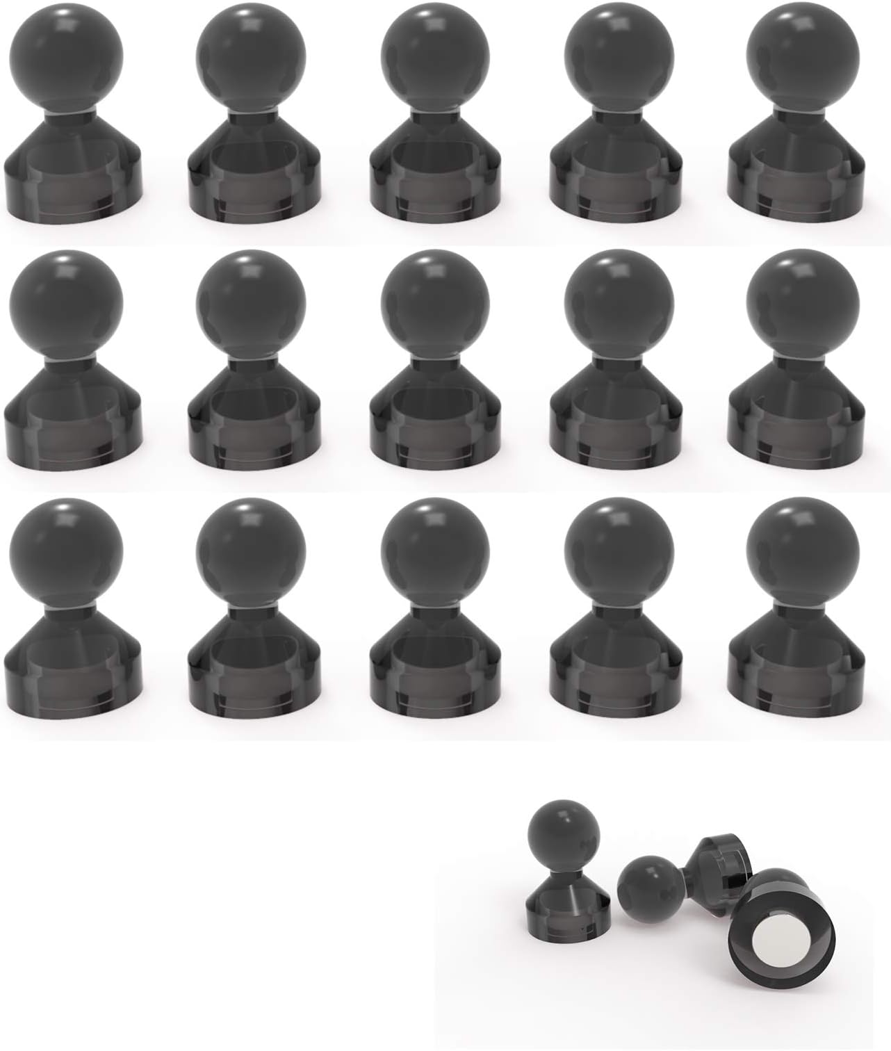 Amazon.com: 40 PCS Push Pin Magnets for Fridge, Magnetic Push Pin, N35 ...