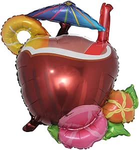 Amazon.com: Coconut Tree milk Foil Balloons Happy Birthday Party baby ...