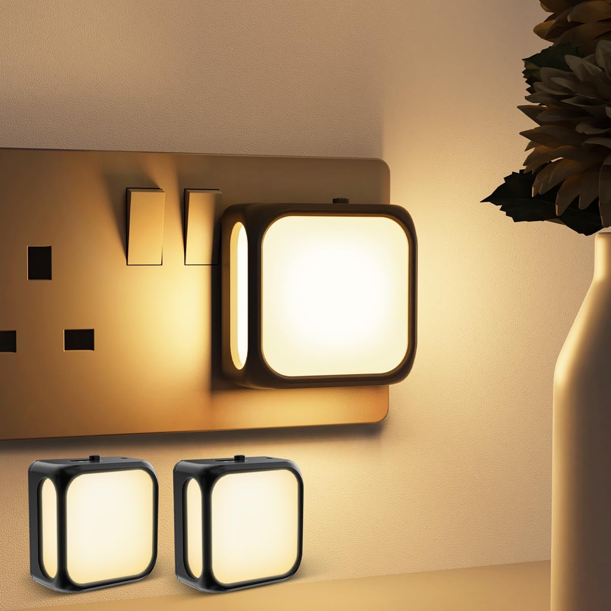 LOHAS-LED Plug in Night Light for Kids, [2 Pack] Night Light Plug in ...