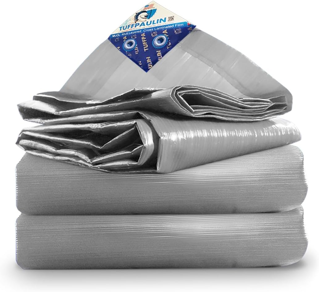 Smile 12FT X 9FT Tarpaulins 120 GSM Virgin HDPE Sheet Tirpal Tadpatri ...