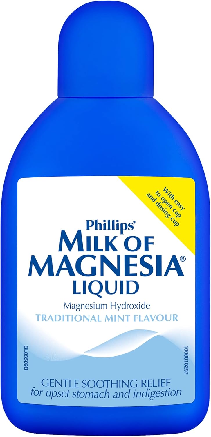 MILK OF MAGNESIA Phillips, Multicoloured, Mint, 200 ml : Buy Online at ...
