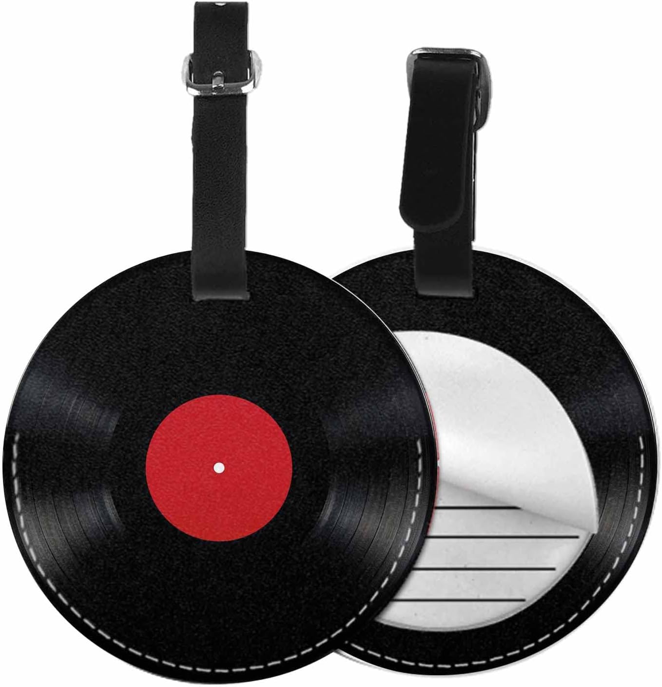 Amazon.com: TKS MITLAN 1 Pack Record PU Leather Travel Cruise Luggage ...