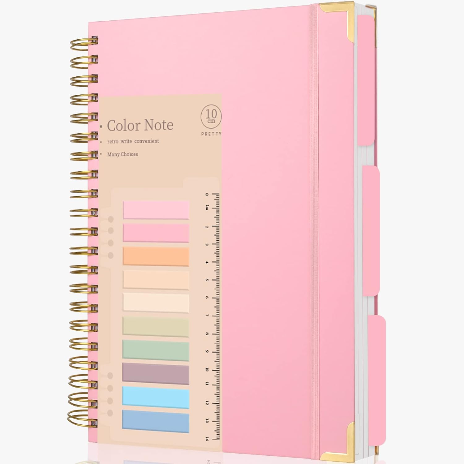 Amazon.com : Ddaowanx Hardcover Spiral Notebook, College Ruled Notebook ...