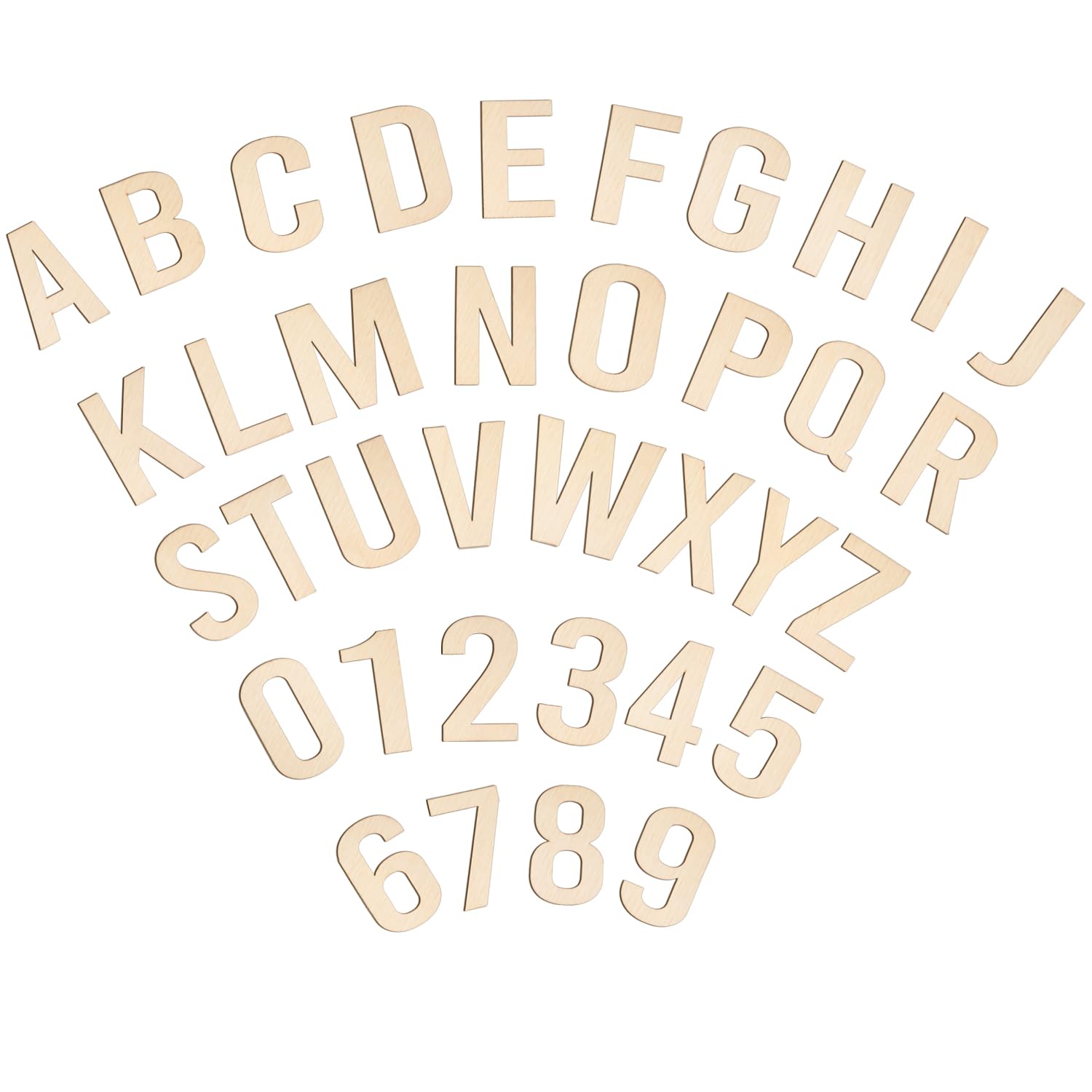 Amazon.com: 108 Pcs Wooden Letters 4 Inch for Crafts, Small Wood ...
