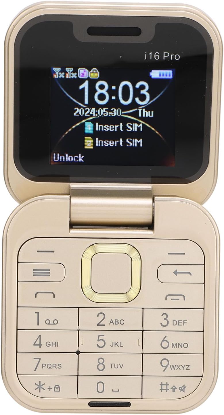 GOWENIC Mini Teléfono Móvil con Tapa 2G, Teléfono Celular Plegable con ...