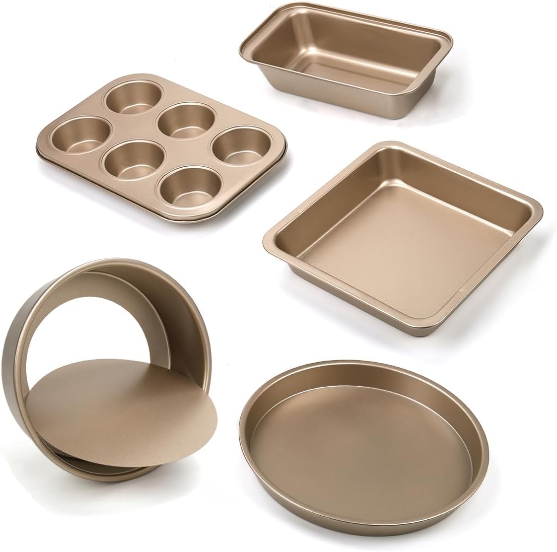 Amazon.com: Morfakit Baking Pans Set, 25 PCS Complete Cake Baking Set ...