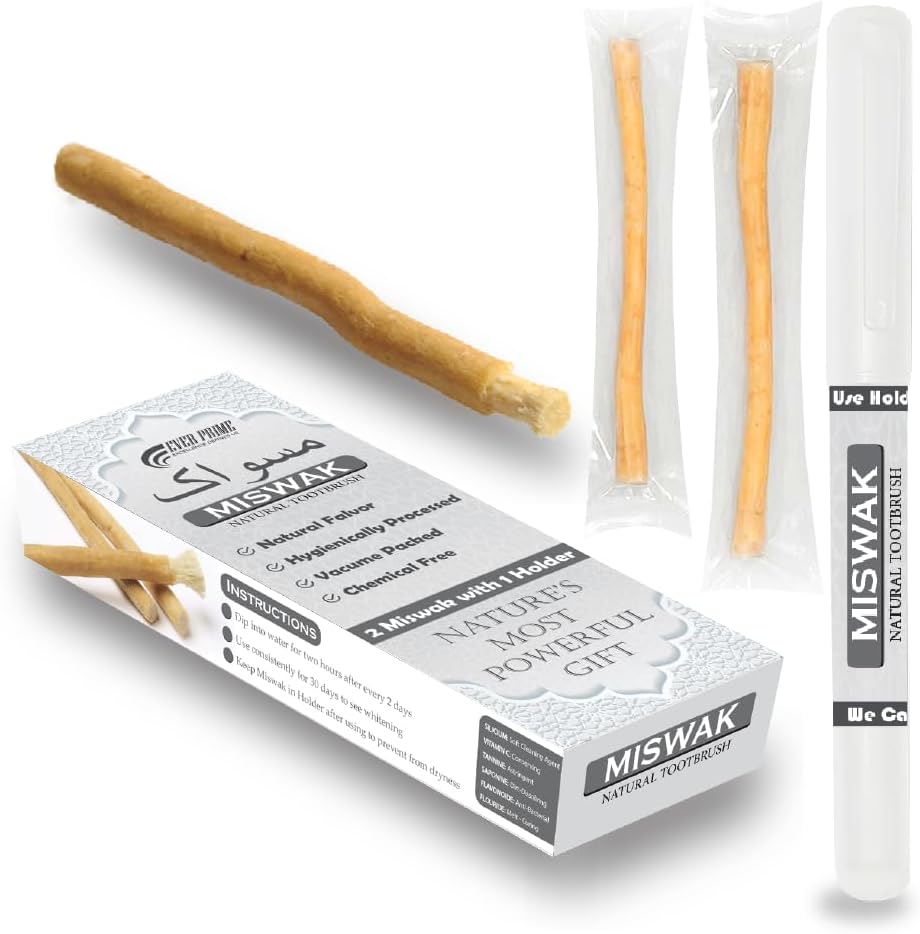 Amazon.com : Miswak Sticks for Teeth Natural Herbal Toothbrush with ...
