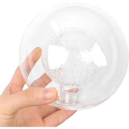 Kichvoe Glass Globe Shade Round Ball Lamp Cover Hand Blown Glass Sphere ...