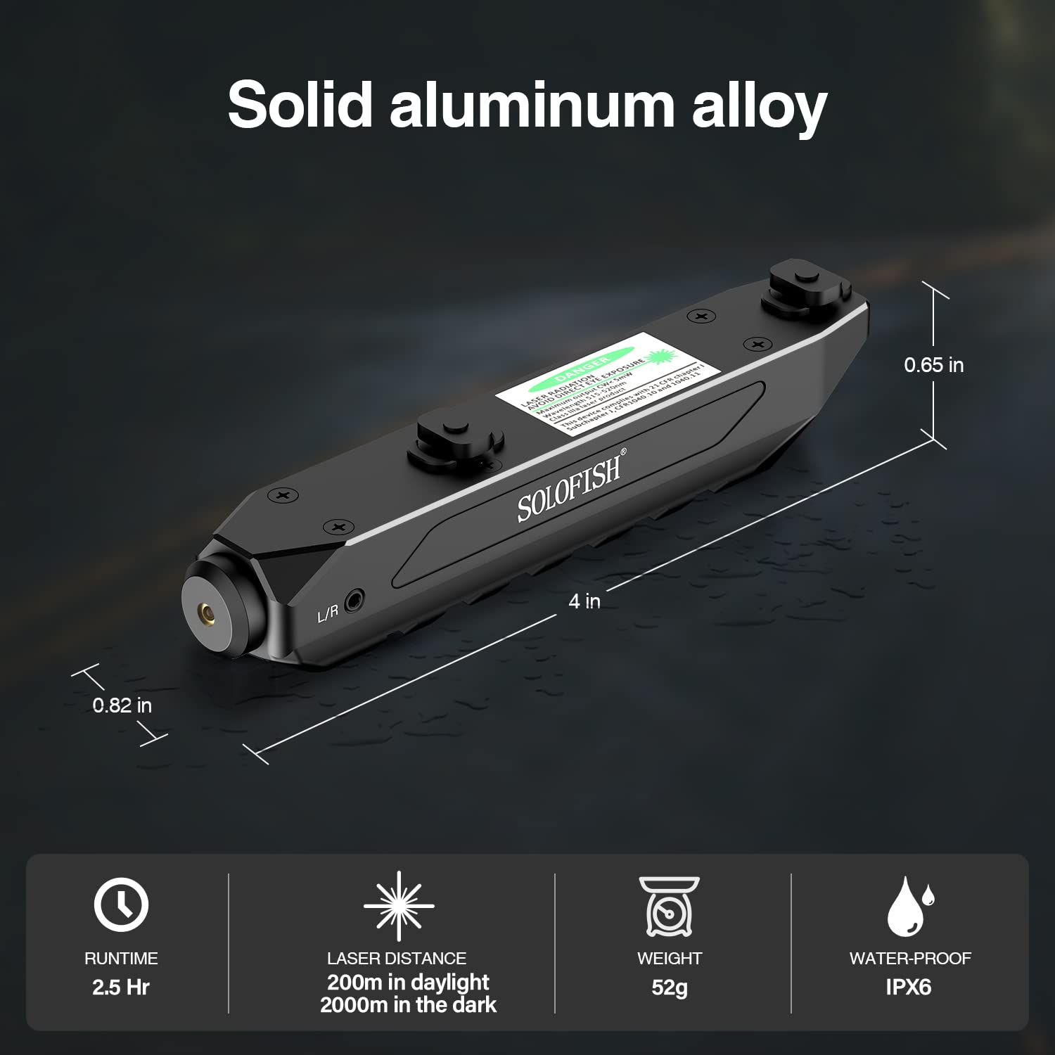 Snapklik.com : Solofish SL-1107M Green Laser Sight, Compatible